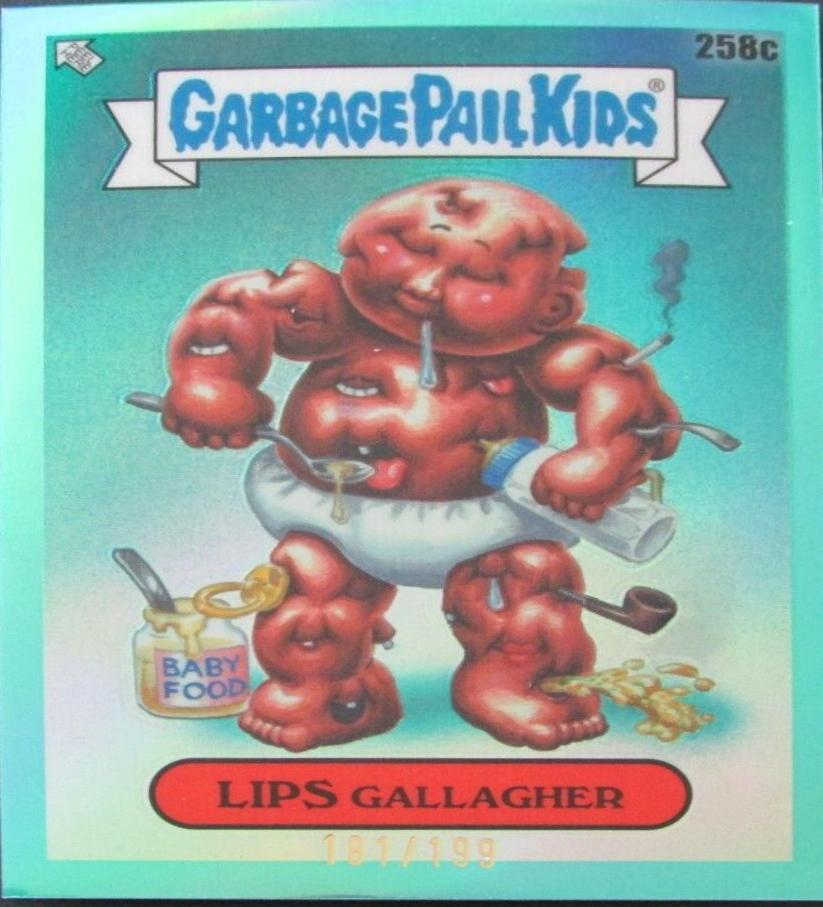 Lips GALLAGHER [Aqua Refractor] #258c Prices | 2024 Garbage Pail Kids ...