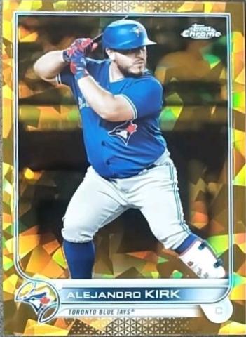 Alejandro Kirk [Gold] #432 Prices | 2022 Topps Chrome Sapphire ...
