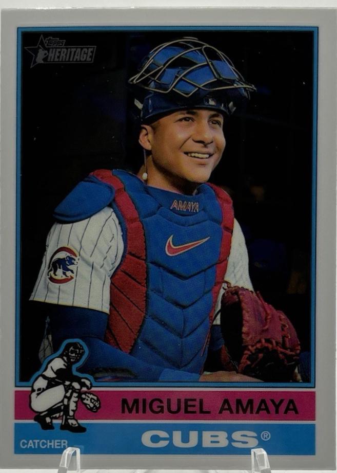 Miguel Amaya [Chrome] #482 Prices | 2025 Topps Heritage | Baseball Cards
