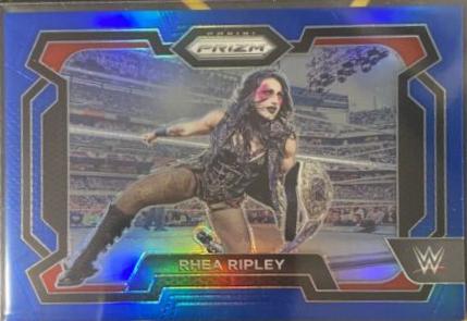 Rhea Ripley [Blue] #37 Prices | 2024 Panini Prizm WWE | Wrestling Cards