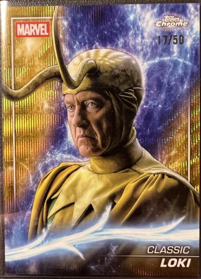Classic Loki [Gold Wave Refractor] #105 Prices | Marvel 2025 Topps ...