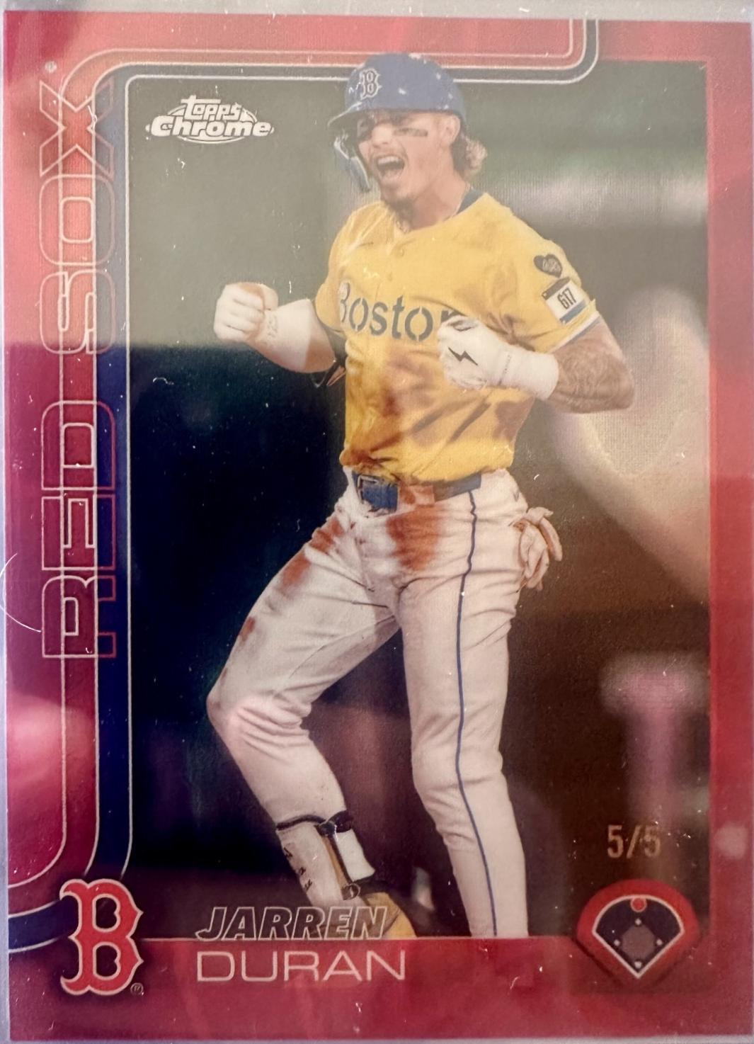 Jarren Duran [Red] #79 Prices | 2025 Topps Chrome | Baseball Cards