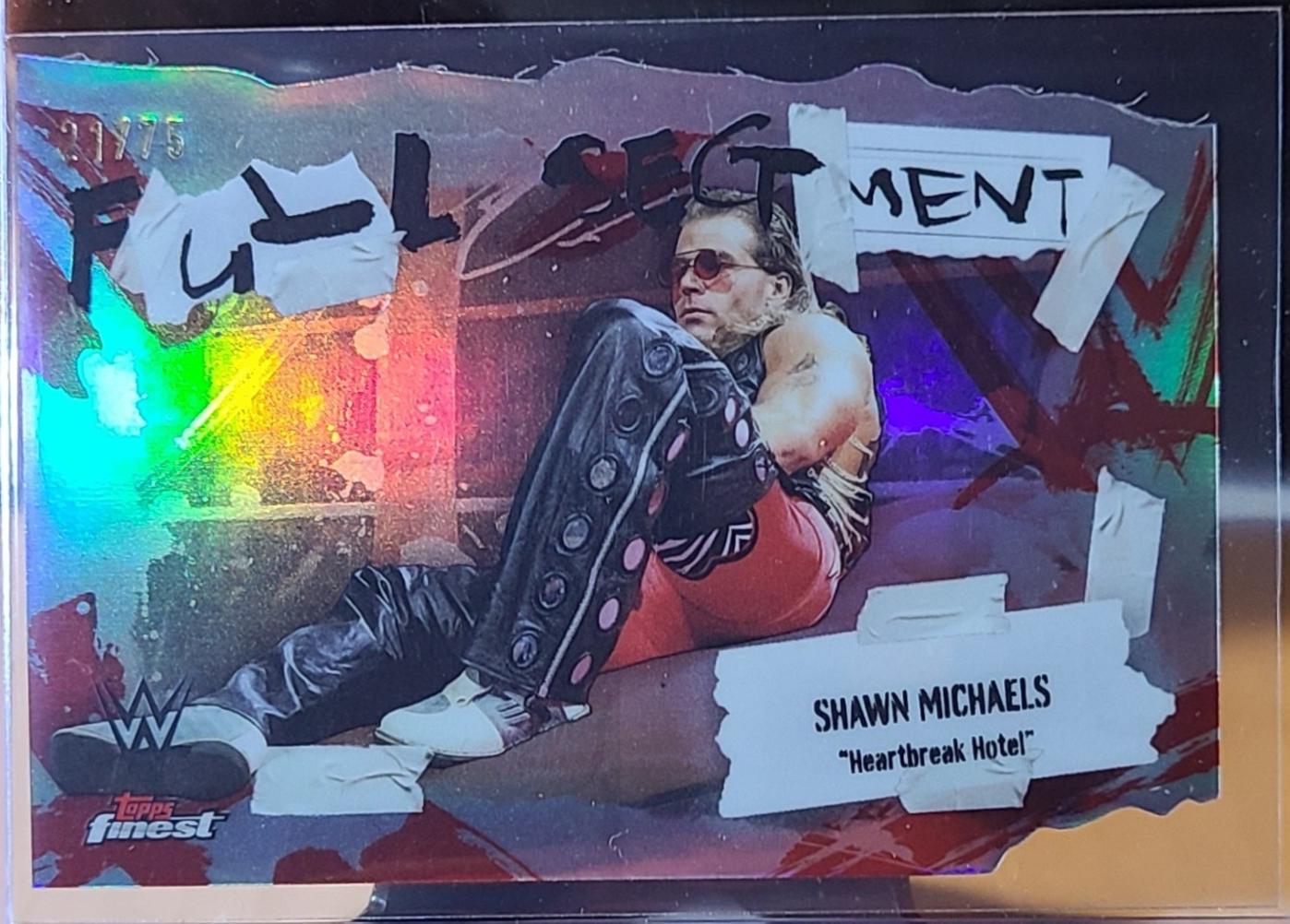Shawn Michaels [Die-Cut Refractor] #FS-THH Prices | 2025 Topps Finest ...