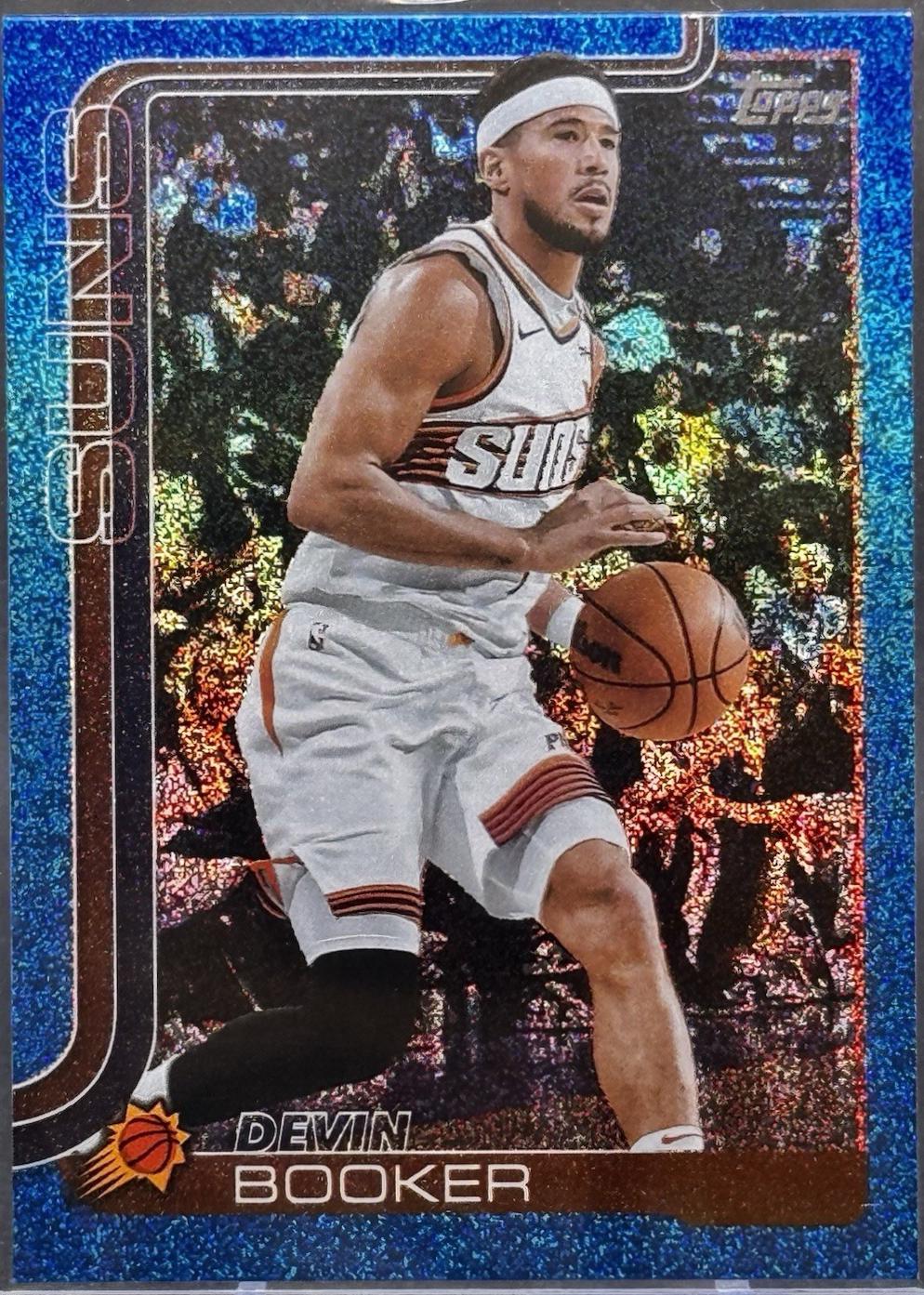 Devin Booker [Blue Sandglitter] #156 Prices | 2025 Topps | Basketball Cards