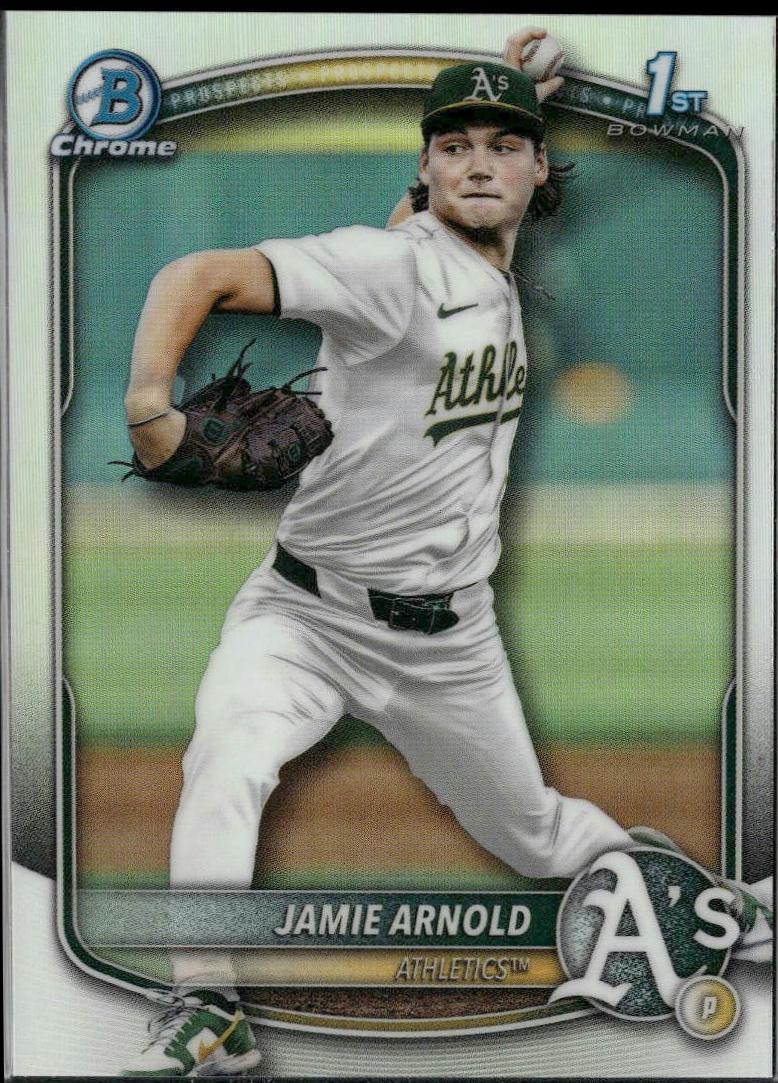 Jamie Arnold [Refractor] #BDC-30 Prices | 2025 Bowman Draft Chrome ...