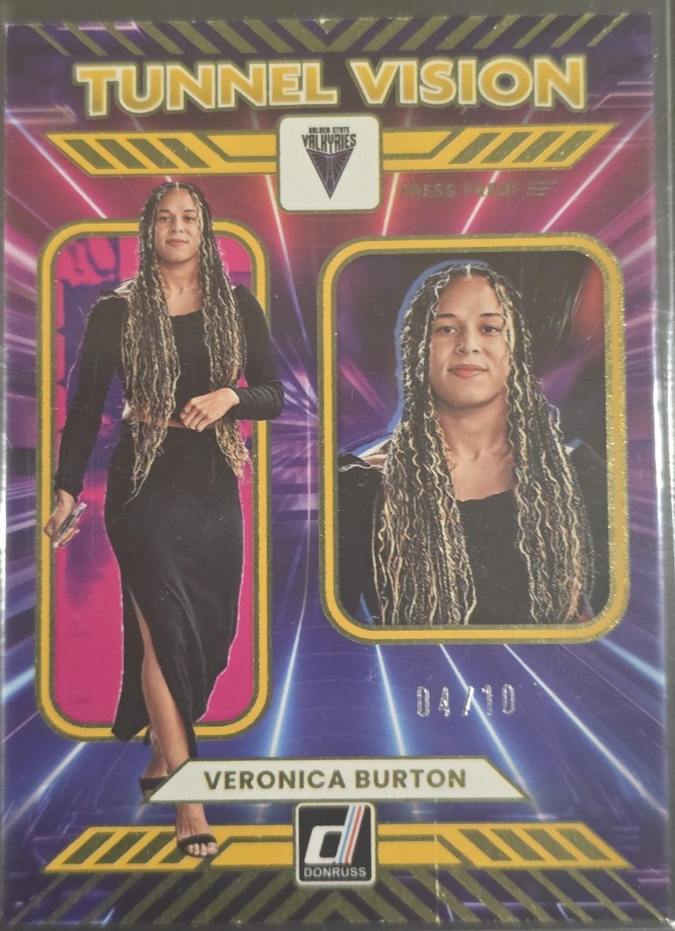 Veronica Burton [Press Proof Gold] #15 Prices | 2025 Panini Donruss ...
