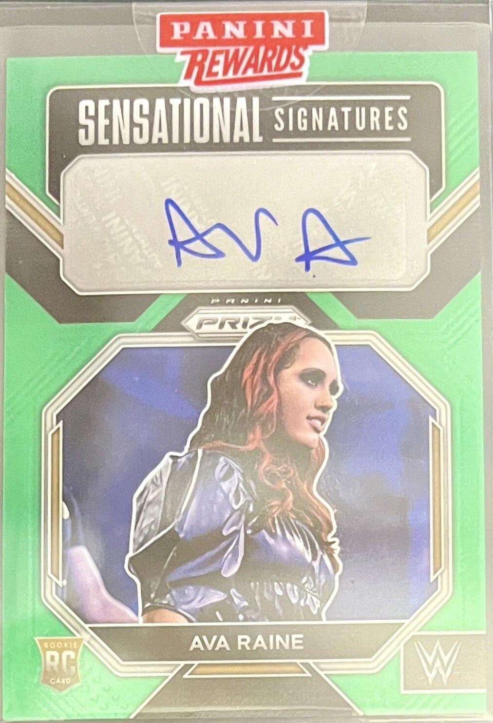 Ava Raine [Green] #SN-AVR Prices | 2023 Panini Prizm WWE Sensational ...