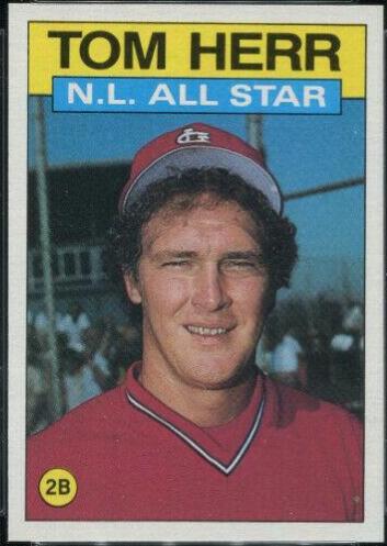 Tom Herr #702 Prices | 1986 Topps | Baseball Cards