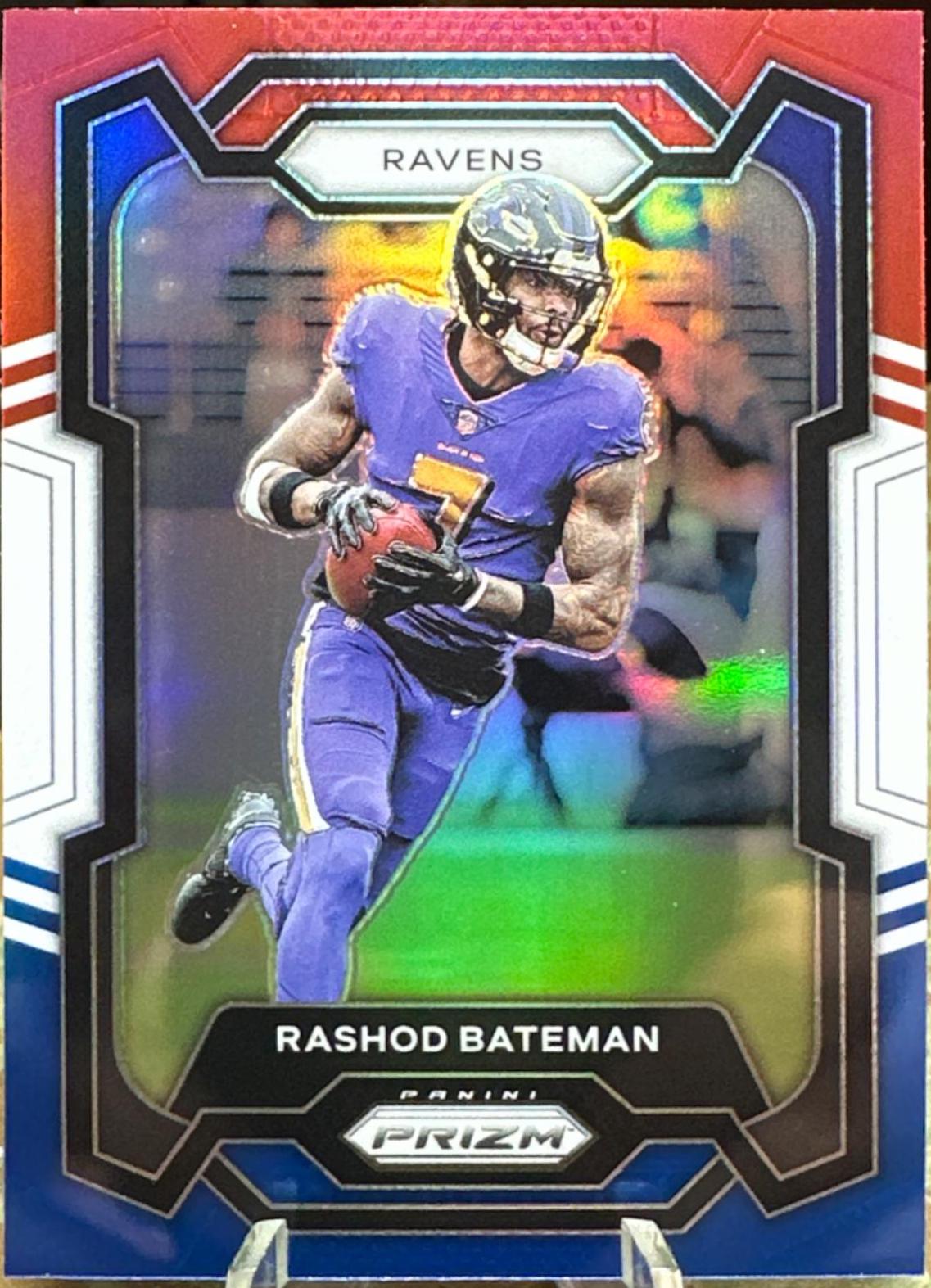 Rashod Bateman [Red White Blue] #20 Prices | 2023 Panini Prizm ...