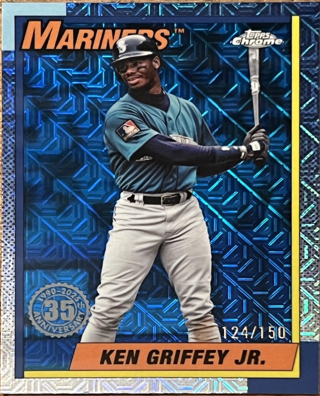 Ken Griffey Jr. [Blue] #T90C-37 Prices | 2025 Topps 1990 Chrome ...