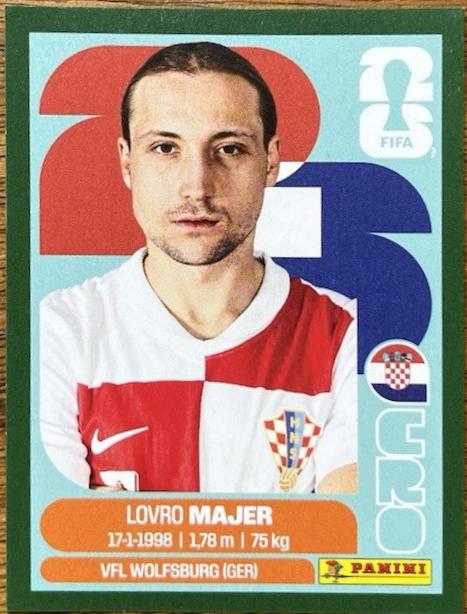 Lovro Majer [Green] #CRO12 Precios | 2026 Panini FIFA World Cup ...