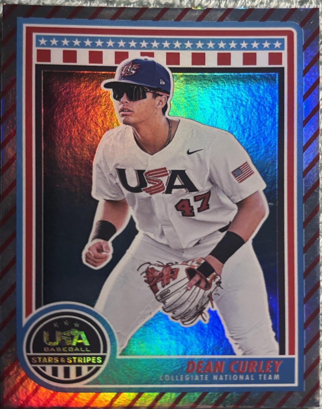 Dean Curley [Stripes] #58 Prices | 2025 Panini Stars and Stripes ...