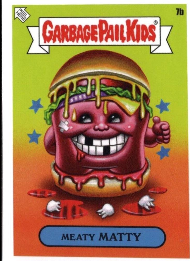 Meaty Matty #7b Prices | Garbage Pail Kids 2024 Game Over | GPK Cards