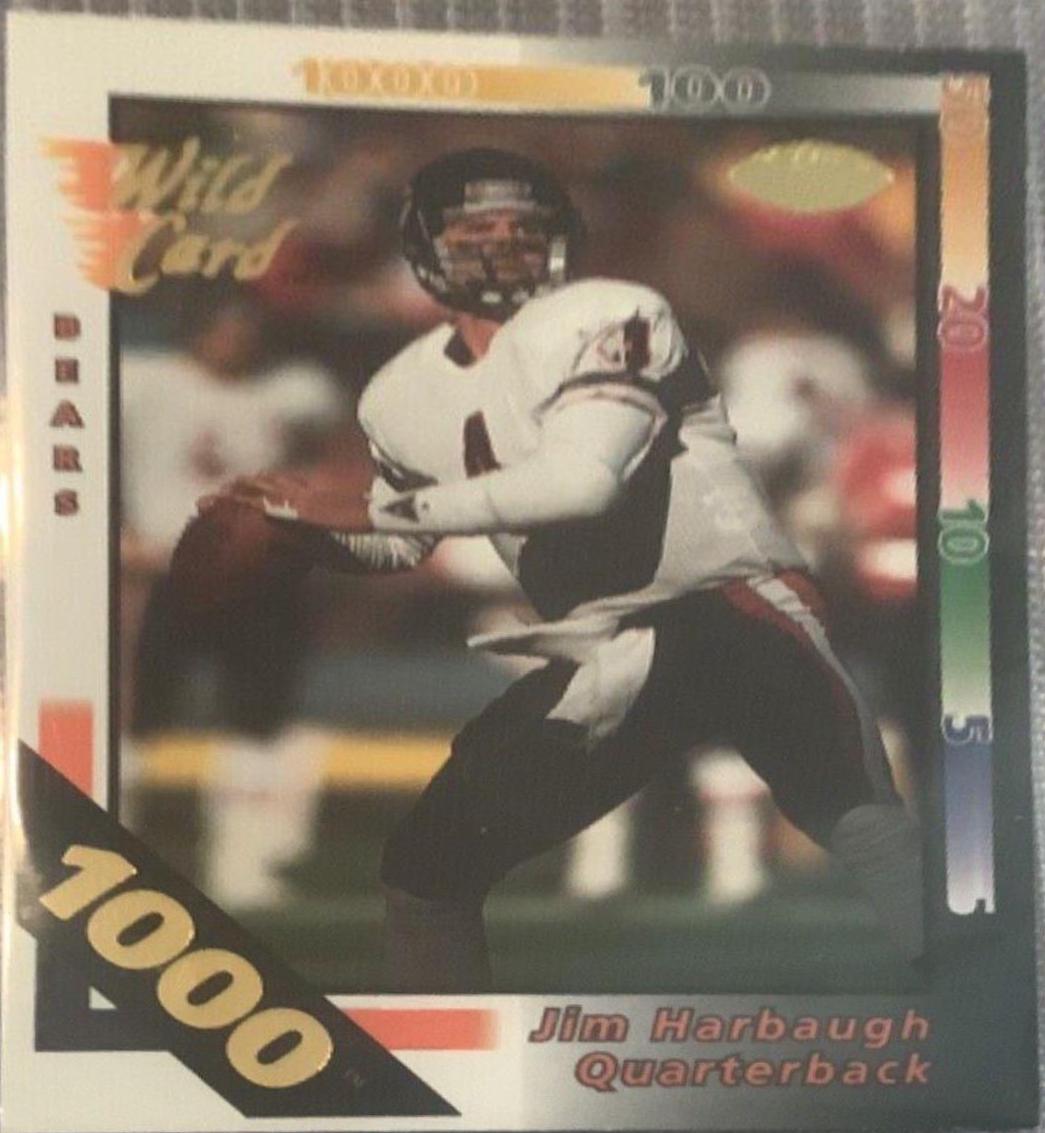 Jim Harbaugh [1000 Stripe] #144 Prices | 1992 Wild Card | Football Cards