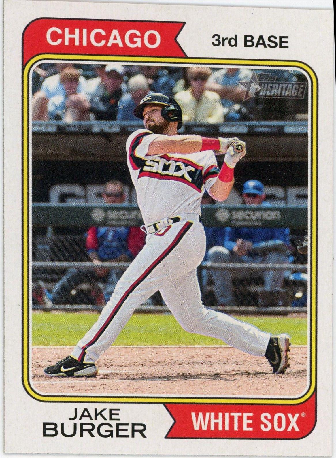 Jake Burger #139 Prices | 2023 Topps Heritage | Baseball Cards