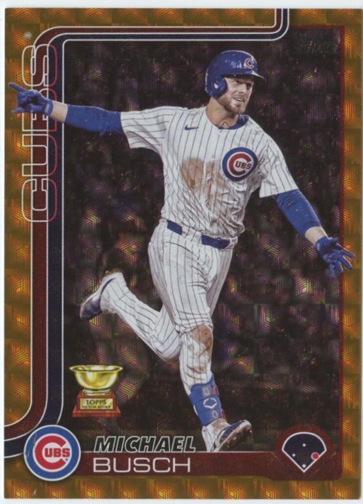 Michael Busch [Foilfractor] #263 Prices | 2025 Topps | Baseball Cards