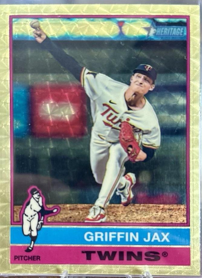 Griffin Jax [Superfractor Chrome] #474 Prices | 2025 Topps Heritage ...