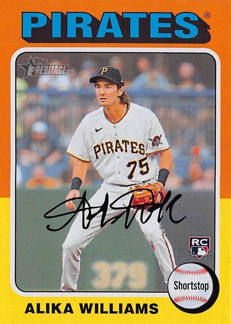 Alika Williams #128 Prices [Rookie] | 2024 Topps Heritage | Baseball Cards