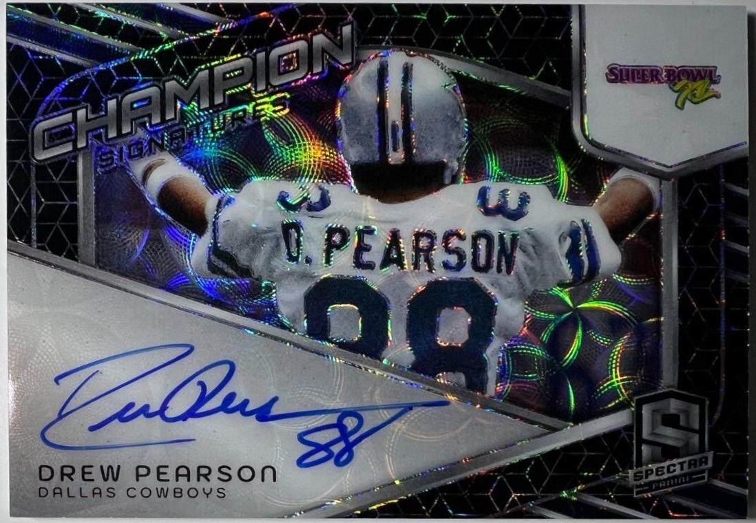 Drew Pearson [Spectris] #CS-DPN Prices | 2024 Panini Spectra Champion ...