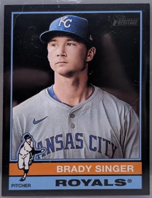 Brady Singer [Black Border] #333 Prices | 2025 Topps Heritage ...
