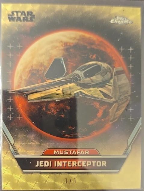 Jedi Interceptor [Nebulae Refractor] #82 Prices | Star Wars 2024 Topps ...