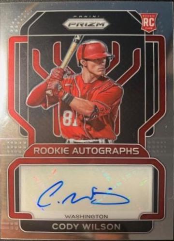 Cody Wilson #RA-CY Prices | 2022 Panini Prizm Rookie Autographs ...