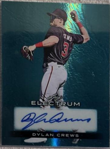 Dylan Crews [Platinum] #BA-DC2 Prices | 2024 Leaf Electrum Autograph ...