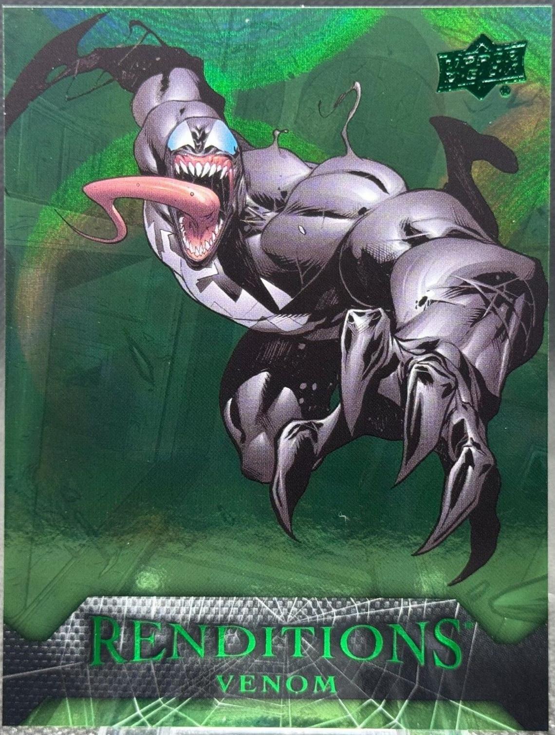 Venom [Green] #32 Prices | Marvel 2024 Upper Deck Spider-Man Renditions ...