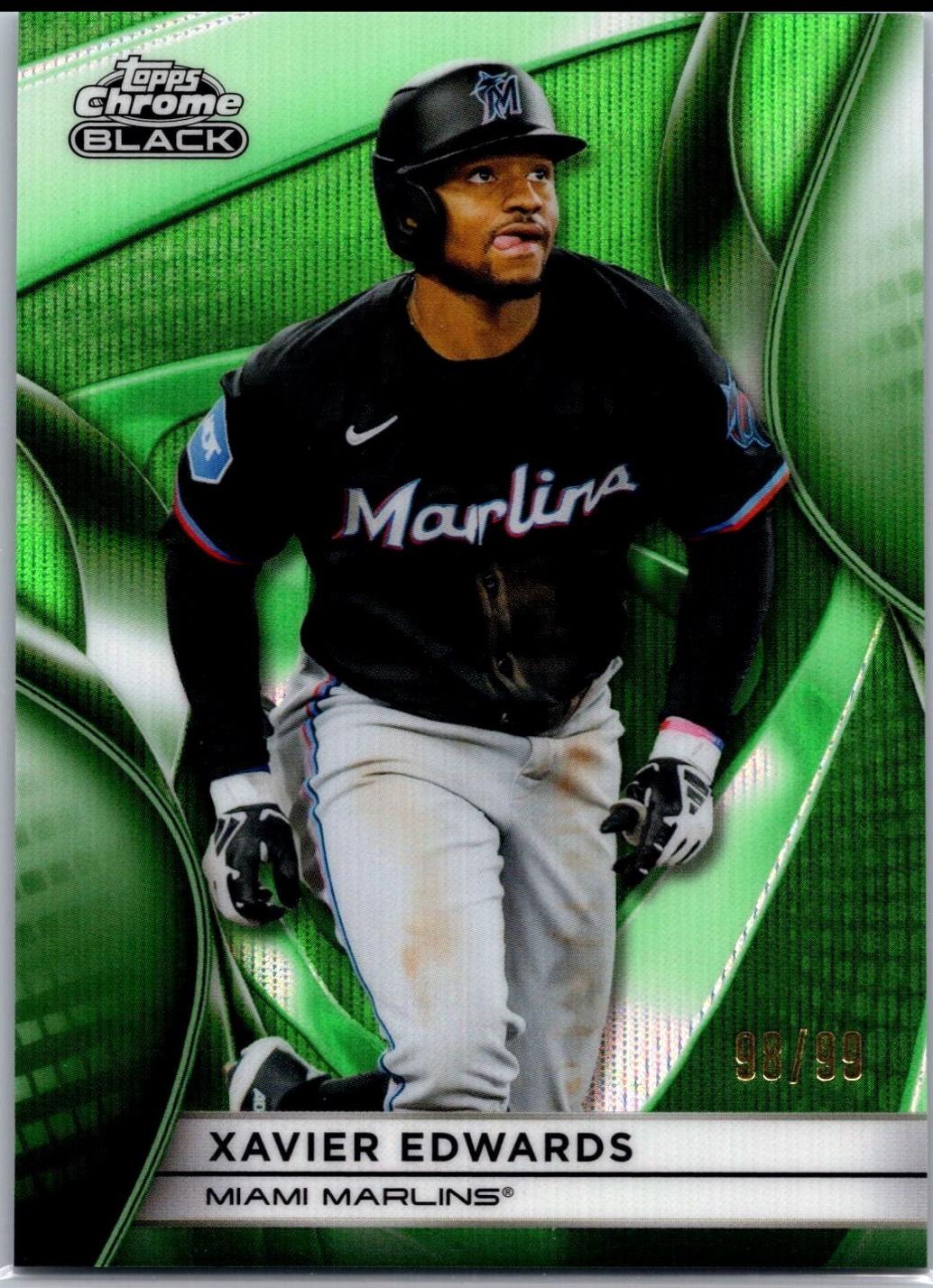 Xavier Edwards [Green Wave Refractor] #74 Prices | 2025 Topps Chrome ...