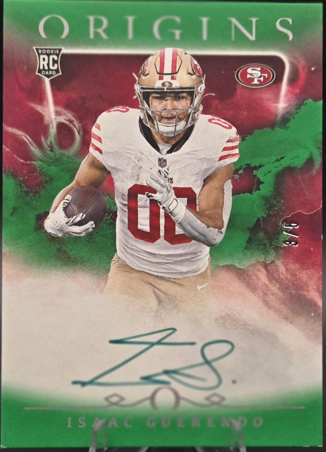 Isaac Guerendo [Green] #RAU-IGU Prices | 2024 Panini Origins Rookie ...