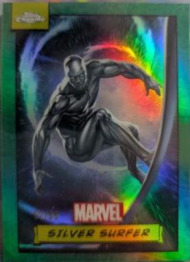 Silver Surfer [Green Refractor] #51 Prices | Marvel 2024 Topps Chrome ...