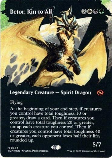 Betor, Kin to All [Borderless Foil] #353 Prices | Magic Tarkir ...