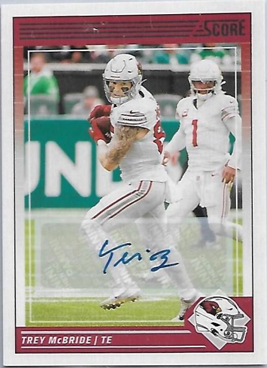Trey McBride [Signature] #3 Prices | 2024 Panini Score | Football Cards