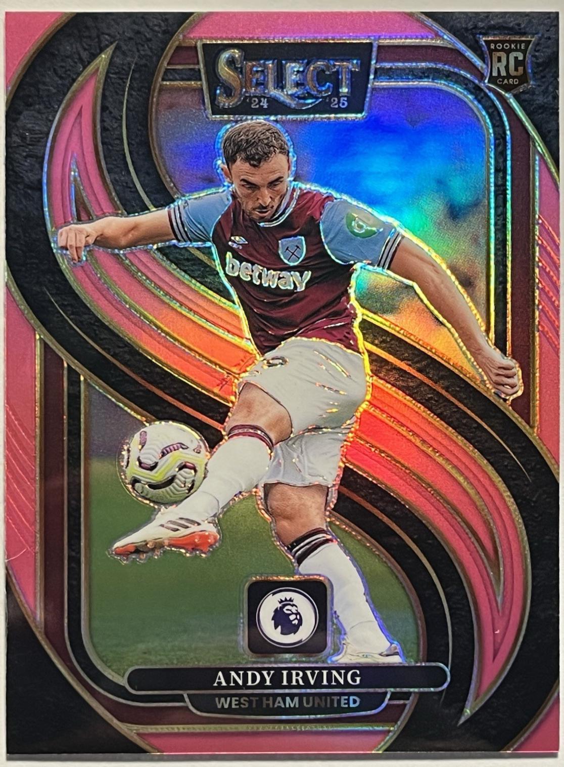 Andy Irving [Pink] #170 Prices | 2024 Panini Select Premier League ...
