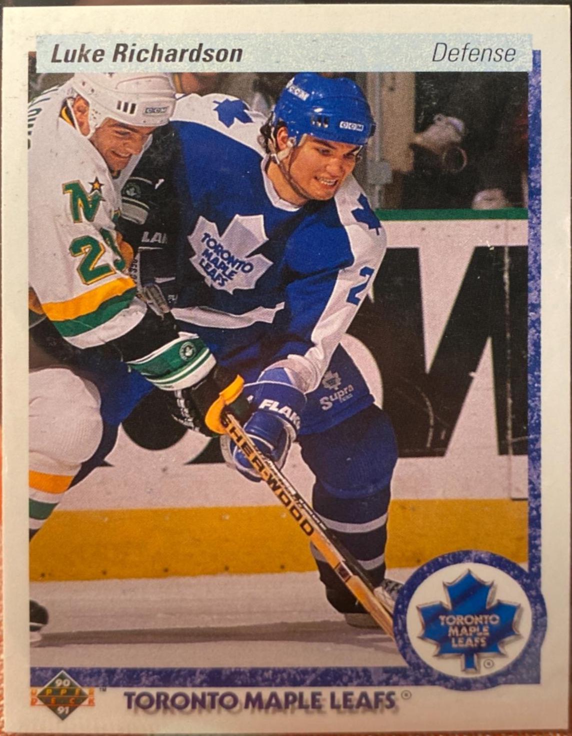 Luke Richardson #362 Prices | 1990 Upper Deck | Hockey Cards