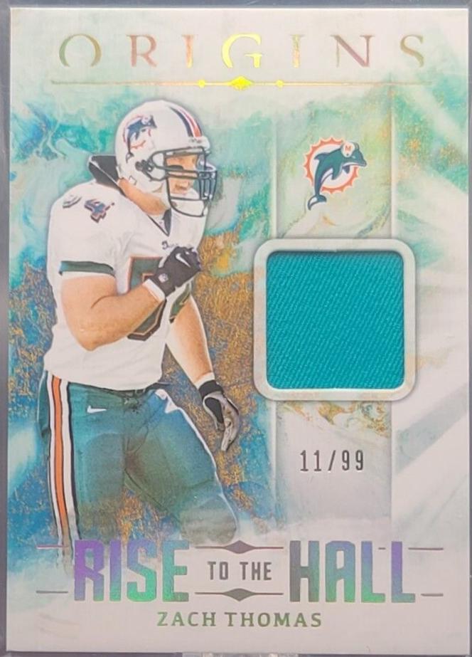Zach Thomas #RTH-ZTH Prices | 2024 Panini Origins Rise to the Hall ...