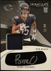 Rome Odunze #4 Prices [Rookie] | 2024 Panini Immaculate Rookie Eye ...