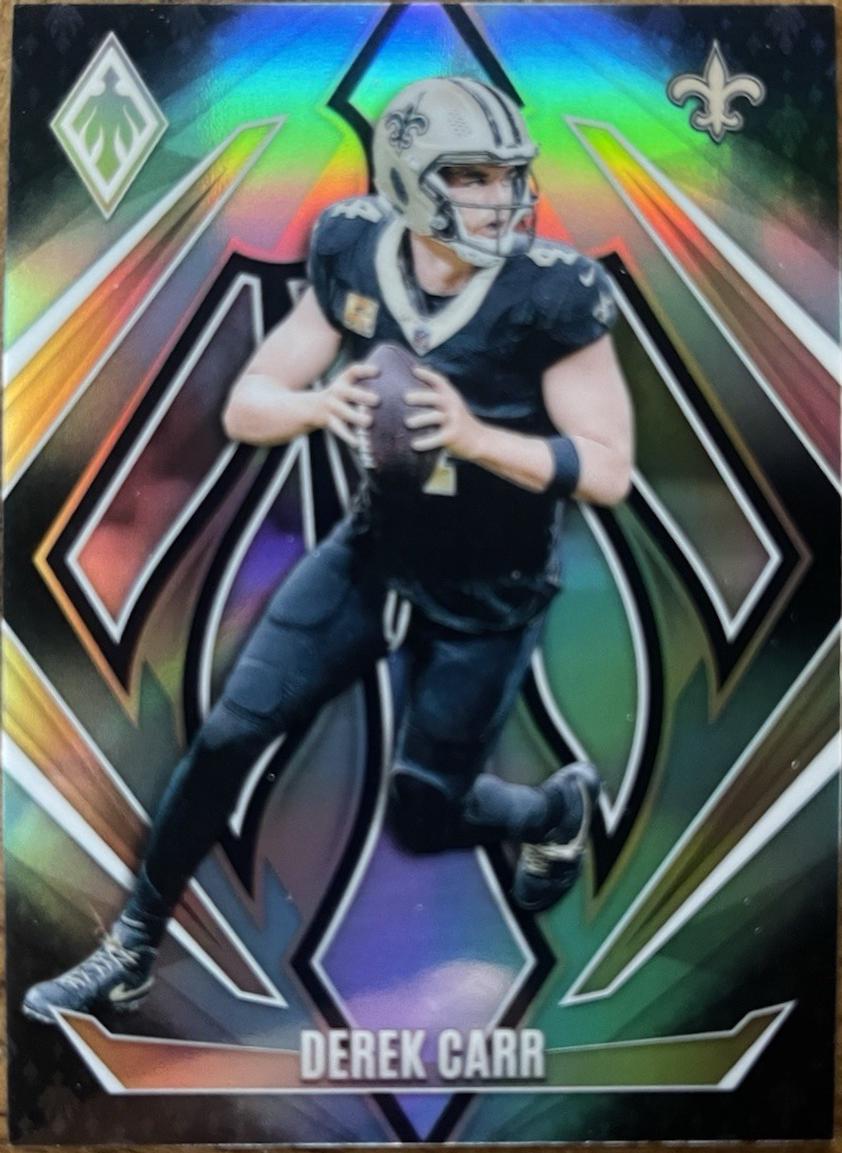 Derek Carr [Teal Fade] #43 Prices | 2024 Panini Phoenix | Football Cards