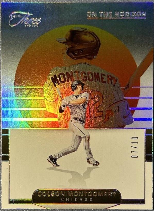 Colson Montgomery [Holo Gold] #20 Prices | 2024 Panini Three and Two On ...