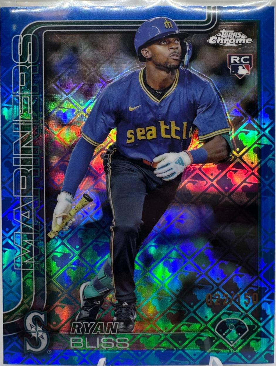 Ryan Bliss [Blue Refractor] #37 Prices | 2025 Topps Chrome Logofractor ...