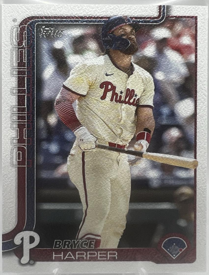 Bryce Harper [Canvas] #250 Prices | 2025 Topps | Baseball Cards