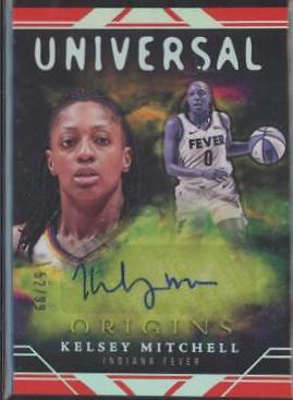 Kelsey Mitchell [Red] #UA-KM Prices | 2024 Panini Origins WNBA ...