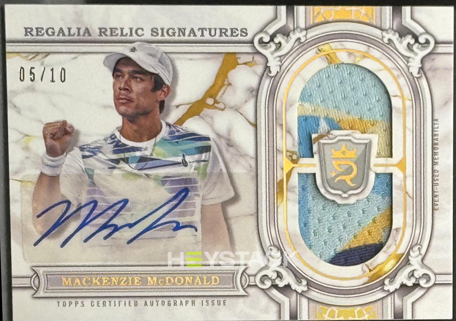 Mackenzie McDonald [Gold] #RRS-MMD Prices | 2024 Topps Royalty Regalia ...