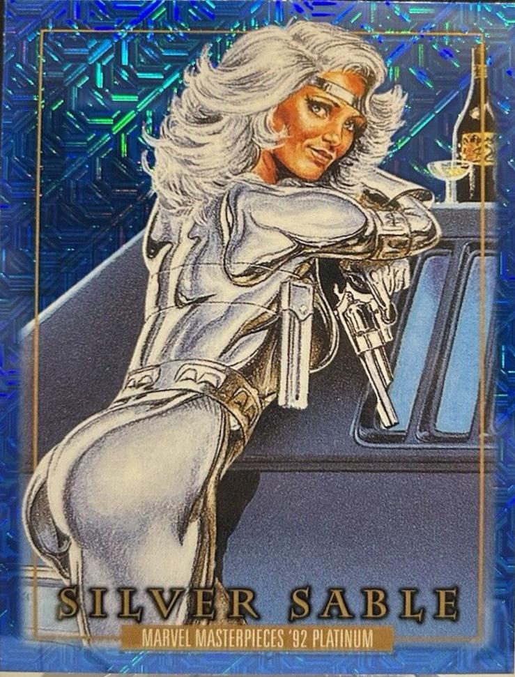 Silver Sable [Blue Traxx] #81 Prices | Marvel 2024 SkyBox Masterpieces ...