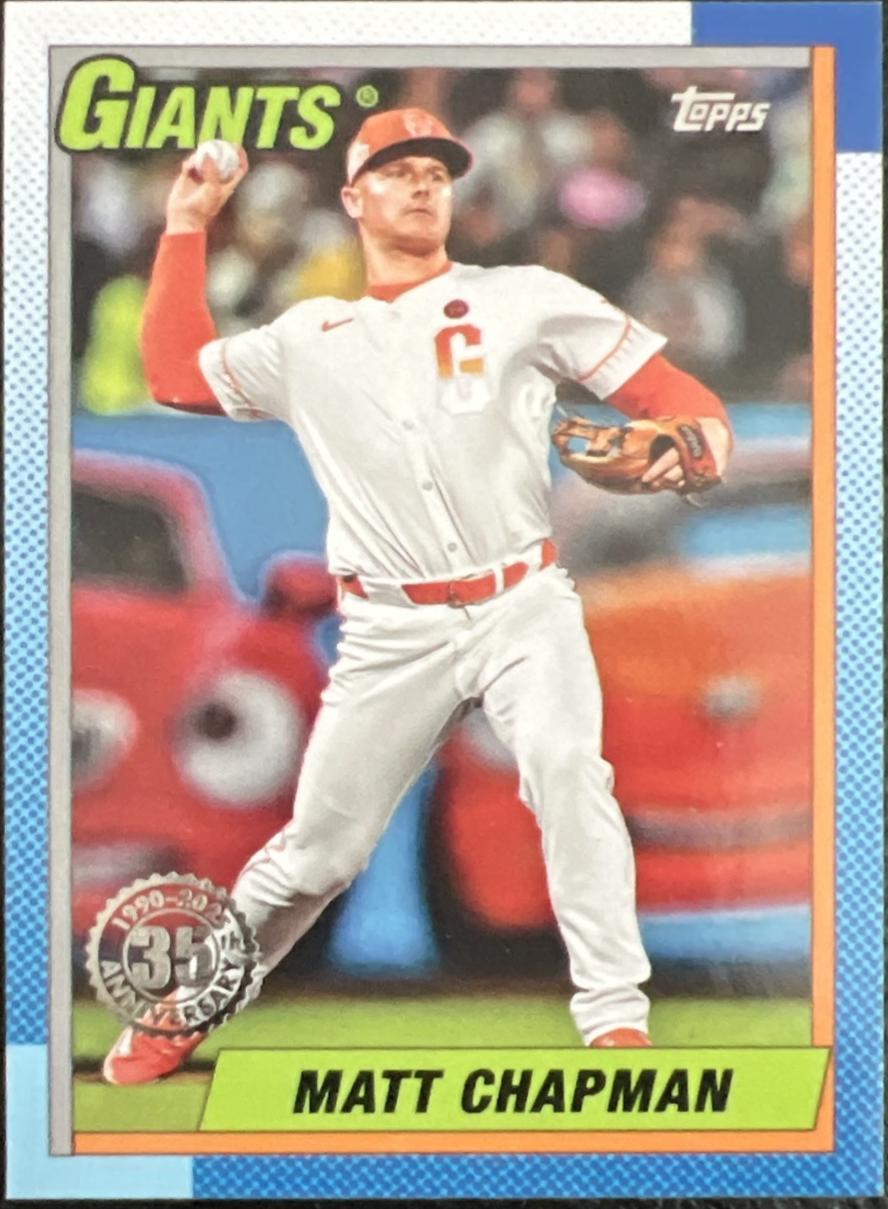 Matt Chapman [The Real One] #T90-86 Prices | 2025 Topps 1990 | Baseball ...