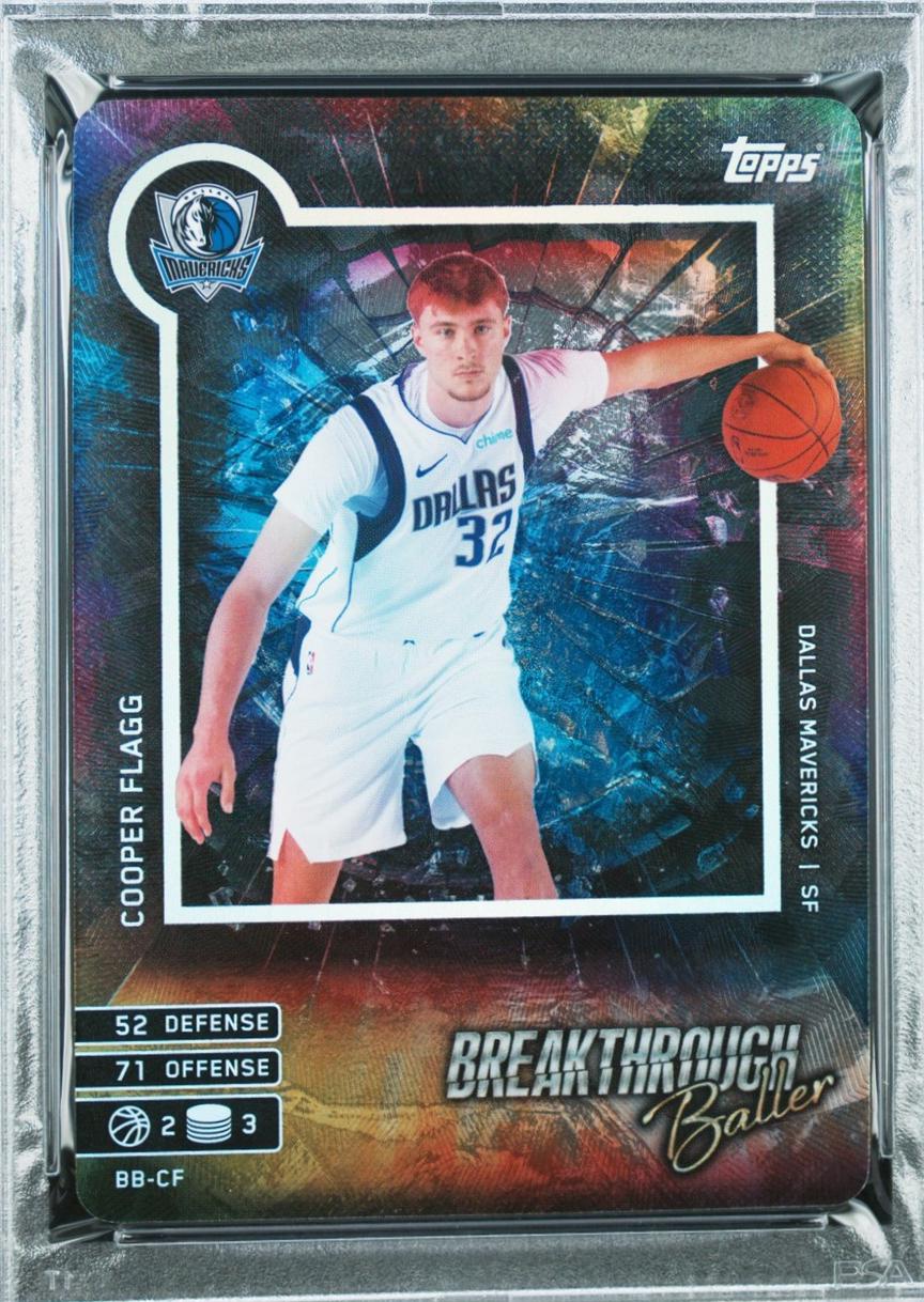 Cooper Flagg #BB-CF Prices | 2025 Topps Match Attax Breakthrough Baller ...