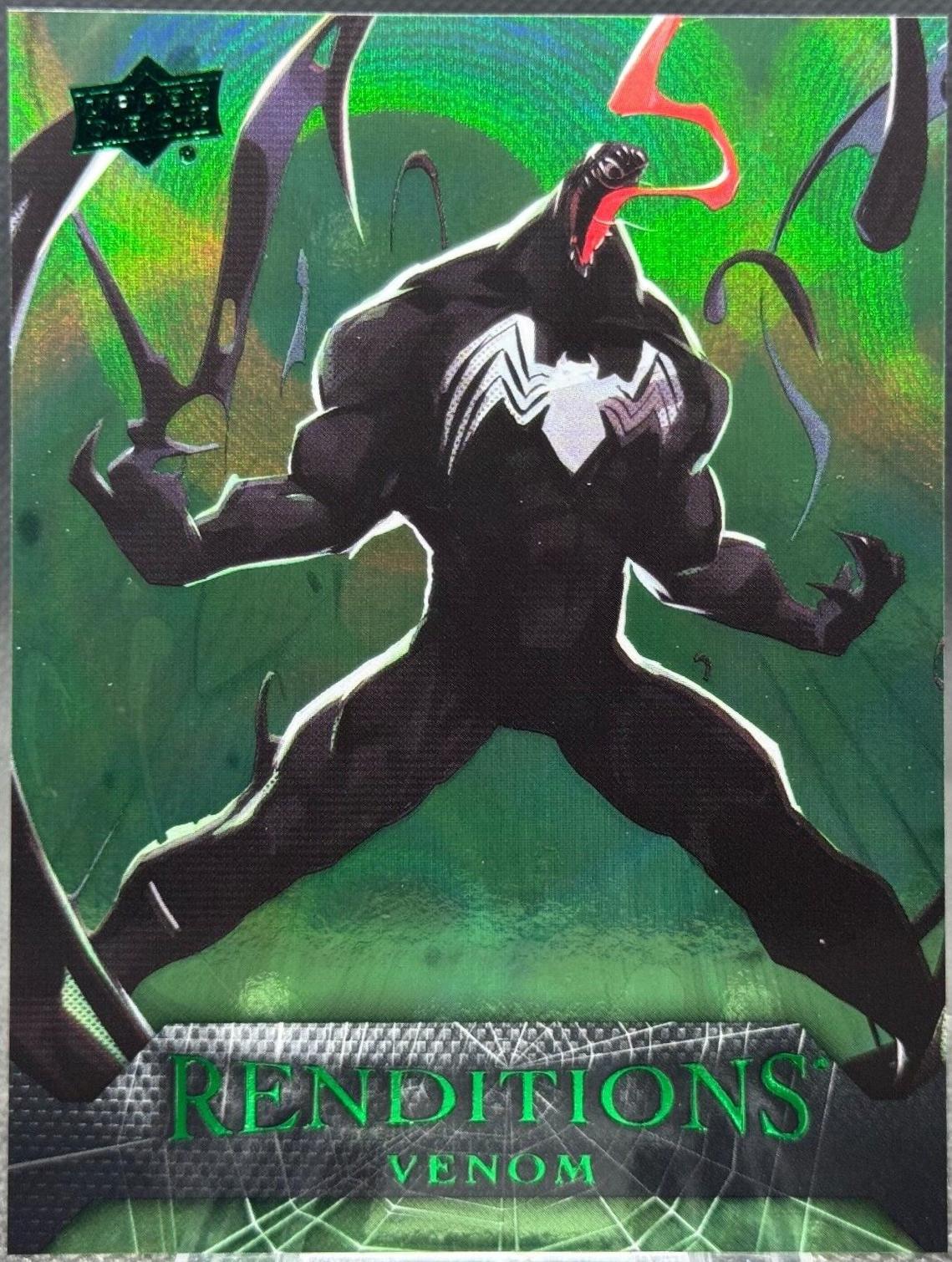 Venom [Green] #63 Prices | Marvel 2024 Upper Deck Spider-Man Renditions ...