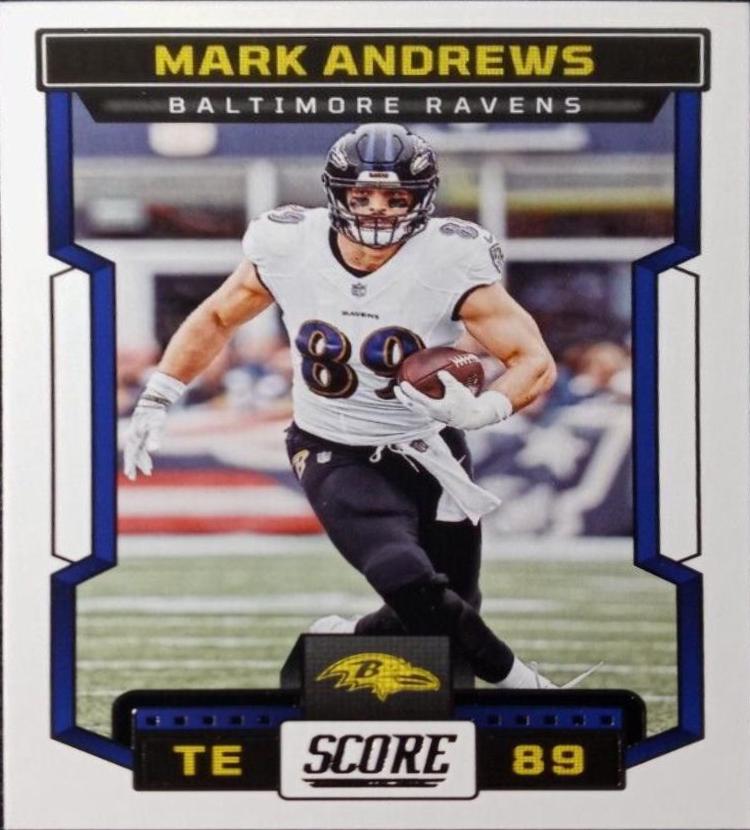 Mark Andrews #190 Prices | 2023 Panini Score | Football Cards