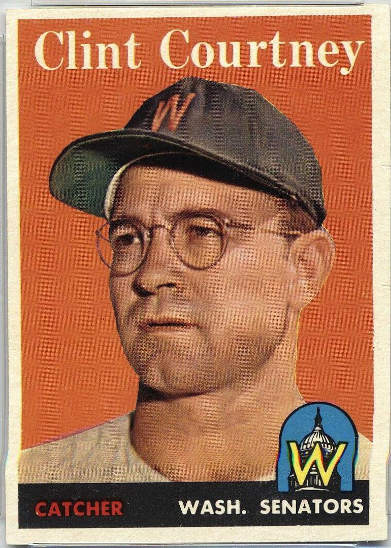 Clint Courtney [Yellow] #92 Prices | 1958 Topps | Baseball Cards