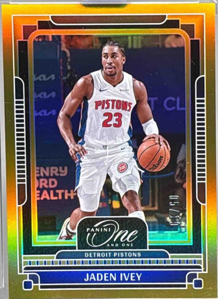 Jaden Ivey [Gold] #45 Prices | 2024 Panini One and One | Basketball Cards